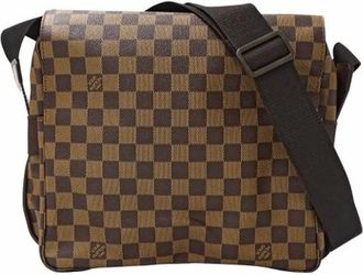 Louis Vuitton Sac bandouli&egrave;re vintage en toile Damier pr&eacute;-poss&eacute;d&eacute; - Homme - Pre-owned - Brun - Taille: ONE Size