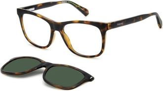 Polaroid Femme, Accessoires, Brun, Taille: 53 MM Clip-On Optical Frame