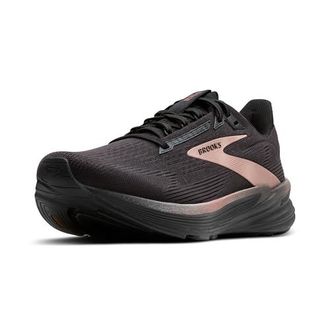Brooks Femme Revel 8 Sneaker, Black/Black/Rose Gold, 41 EU