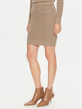 Guess Bleistiftrock Zylee W4BD64 Z2WX0 Beige Slim Fit