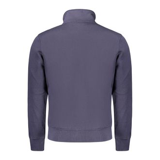 Napapijri Logo-Embroidered Cotton Sweatshirt - Blue
