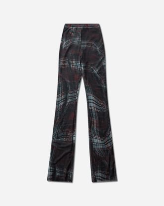 Ottolinger Women s Signature Mesh Pants Warped Tartan