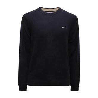 Sun 68 K45110 07 Pullover Warm L/S - - Knitwear - Herren - Blau - 2XL