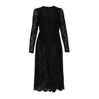 Dolce & Gabbana Spitzenkleid - - Dresses - Damen - Schwarzk - M