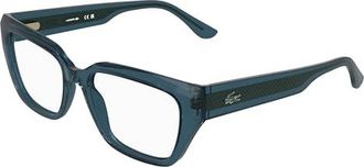 Lacoste L4014 410 Lunettes pour femme Bleu transparent 55/17/145