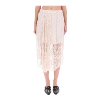 Baum Und Pferdgarten Selmo Midi Rock - - Skirts - Damen - Wei&szlig; - L