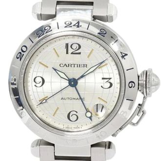 Cartier Montre Pasha C SS Pre-owned - Homme - Pre-owned - Gris - Taille: ONE Size