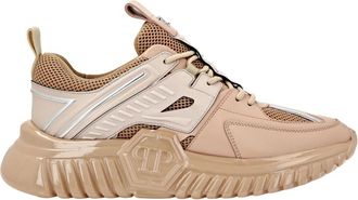 Philipp Plein Runner Baskets Supersonic - unisex - Chaussures - Beige - Taille: 47 EU