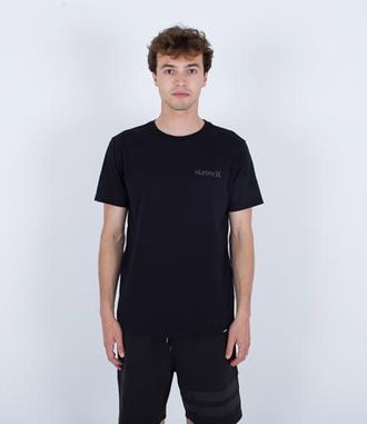 Hurley T-Shirt Manches Courtes Homme - Oceancare Block Party Noir