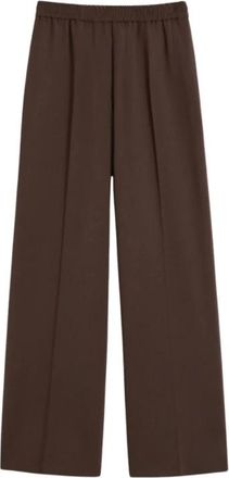 Max Mara Femme, Pantalons, Brun, Taille: 36 FR Pantalon Petra