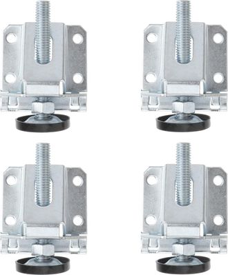 Holibanna AUTSUPPL Heavy Duty Verstellbare M&ouml;belf&uuml;&szlig;e mit Rutschfestem Design Einstellbare Nivellierf&uuml;&szlig;e f&uuml;r Schr&auml;nke Tische und M&ouml;bel Langlebige Flexible M&ouml;belv