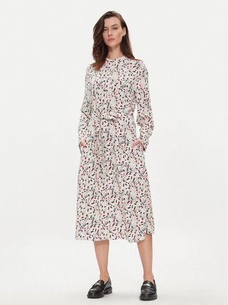 Tommy Hilfiger Hemdkleid WW0WW41904 Écru Relaxed Fit