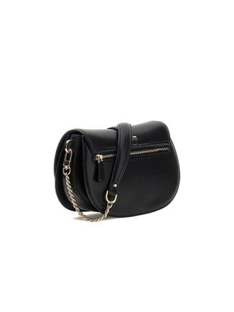 Guess Womens Shoulder Bag Black Polyurethane - Shoulder-Bags