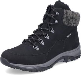 Rieker Bottes & Bottines Femme M9610, Pointure:39 EU, La Couleur:Noir