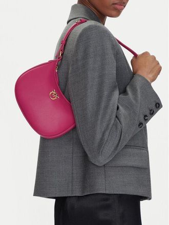 Pinko Handtasche Half Moon Baby AI 24-25 PLTT 103538 A0F1 Rosa