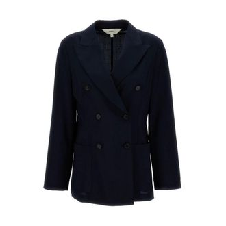 Barena Divina Tropical Blazer - - Jackets - Damen - Blau - L