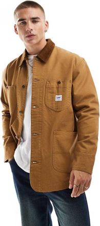 Lee Veste ample style workwear en toile - Fauve-Marron