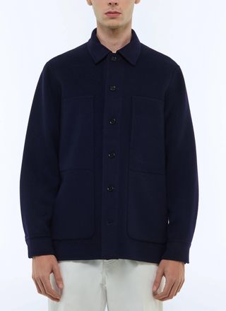 Fursac Veste en drap de laine double-face - Taille XL - Homme