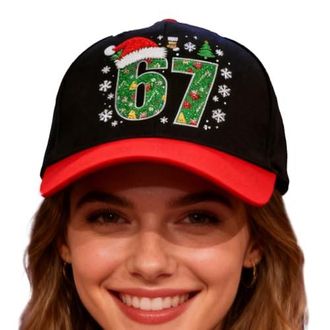 Generico Casquettes de Baseball pour Hommes | 67 Num&eacute;ro No&euml;l Chapeau Respirant,Vintage Brod&eacute; Chapeau de Baseball | pour Course, &Eacute;t&eacute;, Chasse, Ski, Cyclisme, Ran