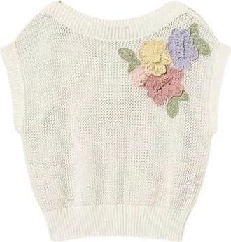 Twinset Femme, Pulls, Blanc, Taille: 42 FR Tricot &agrave; col rond
