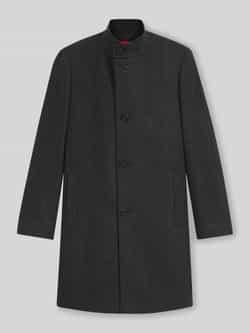 HUGO BOSS Regular Fit Wollmantel mit Stehkragen Modell MINTRAX2541