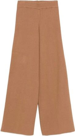 Twinset Femme, Pantalons, Brun, Taille: 44 FR Wide Pantalons