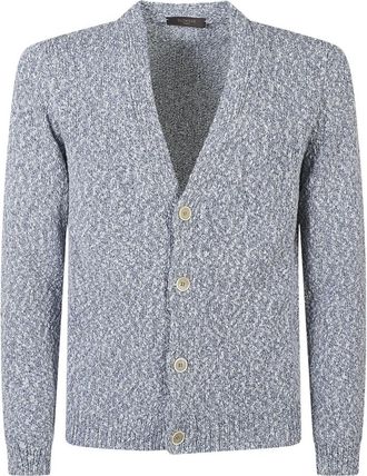 Zanone Homme, Pulls, Bleu, Taille: M Cardigan ML