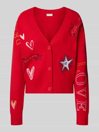 Milano Regular Fit Cardigan mit Stitchings