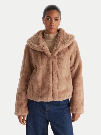 Guess Pelzmantel W0BL0N WDCH0 Beige Regular Fit