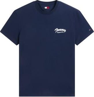 Tommy Hilfiger T-shirt col rond uni &agrave; s&eacute;rigraphies