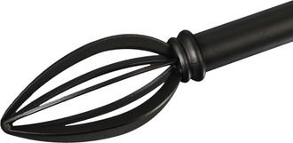 Liedeco Endknopf, Endstück für Gardinenstangen Lance Cast | ø 20 mm | 1 Stück | anthrazit