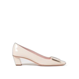 Roger Vivier Escarpins Belle Vivier en cuir verni - Femme - Chaussures - Beige - Taille: 38 1/2 EU