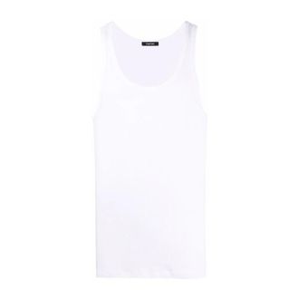 Tom Ford Klassisches Ripp-Tanktop - - Tops - Herren - Wei&szlig; - XL