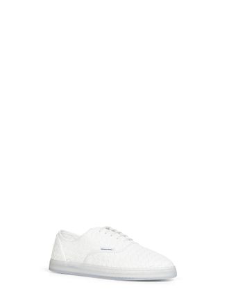Bottega Veneta Mens Sneakers Serena Intrecciato Nappa White Lambskin Trainers