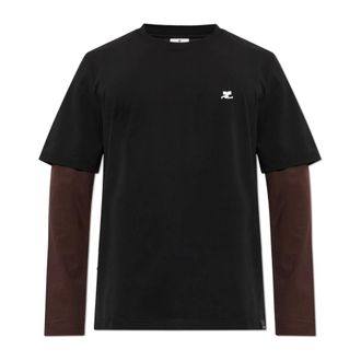 Courr&egrave;ges Herren, Oberteile, Schwarzk, XLGr&ouml;&szlig;e