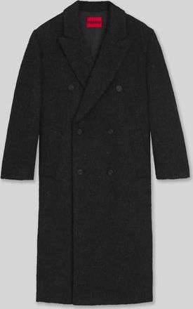 HUGO BOSS Relaxed Fit Wollmantel mit Alpaka-Anteil Modell MANUS2541