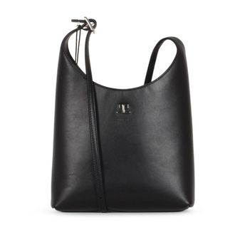 Courr&egrave;ges Small Melt Leder Tote Bag - - Bags - Damen - Schwarzk - ONE SIZE