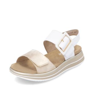 Remonte Damen D1J53 Riemchensandalen, Weiss, 40 EU