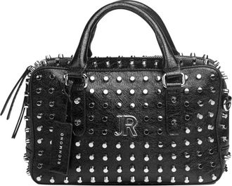 John Richmond Femme, Sacs, Noir, Taille: ONE Size Bauletto borchie e logo JR