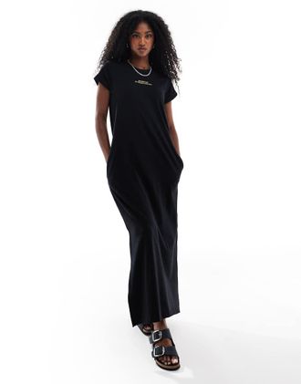 Barbour Palma - Robe longue - Noir