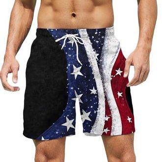 Generic Short de plage d&eacute;t&eacute; pour homme - Pantalon de plage d&eacute;contract&eacute; tendance confortable am&eacute;ricain respirant, bleu, XXL