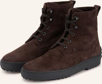Tod's Tods Schn&uuml;rboots braun