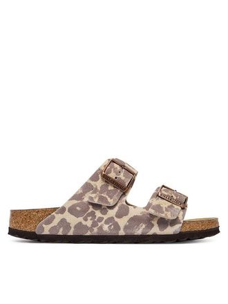 Birkenstock Pantoletten Arizona Print 1033330 Hellbraun