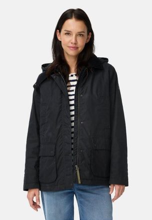 Camel Active Fieldjacket mit abnehmbarer Kapuze und Kordkragen Langarm