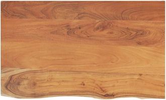 vidaXL Comptoir de salle de bain 100x60x3,8 cm rectangulaire acacia vidaXL