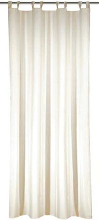 Gardinia Sehlbach Fertiggardine mit Schlaufen, Uni, Natur, 135 x 235 cm