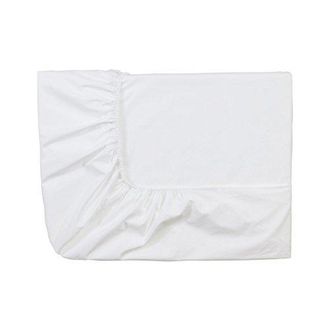 Essix Essix - Drap Housse Triumph Line Satin de coton Blanc 140 x 200 cm