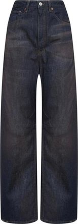 Maison Margiela Femme, Jeans, Bleu, Taille: W30 Jeans &agrave; jambes larges