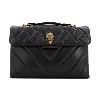 Kurt Geiger Femme, Sacs, Noir, Taille: ONE Size Sac &agrave; Main Matelass&eacute; en Cuir