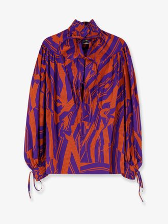 Dries Van Noten Catya cotton shirt with Crushed Stripe print - DRIES VAN NOTEN - gender_Woman